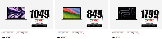 È iniziata la Mac Week su MediaWorld! Il tuo nuovo MacBook ti aspetta ...