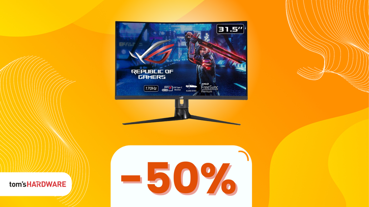 Immagine di ASUS ROG Strix XG32VC a META' PREZZO: perfetto per i gamer!