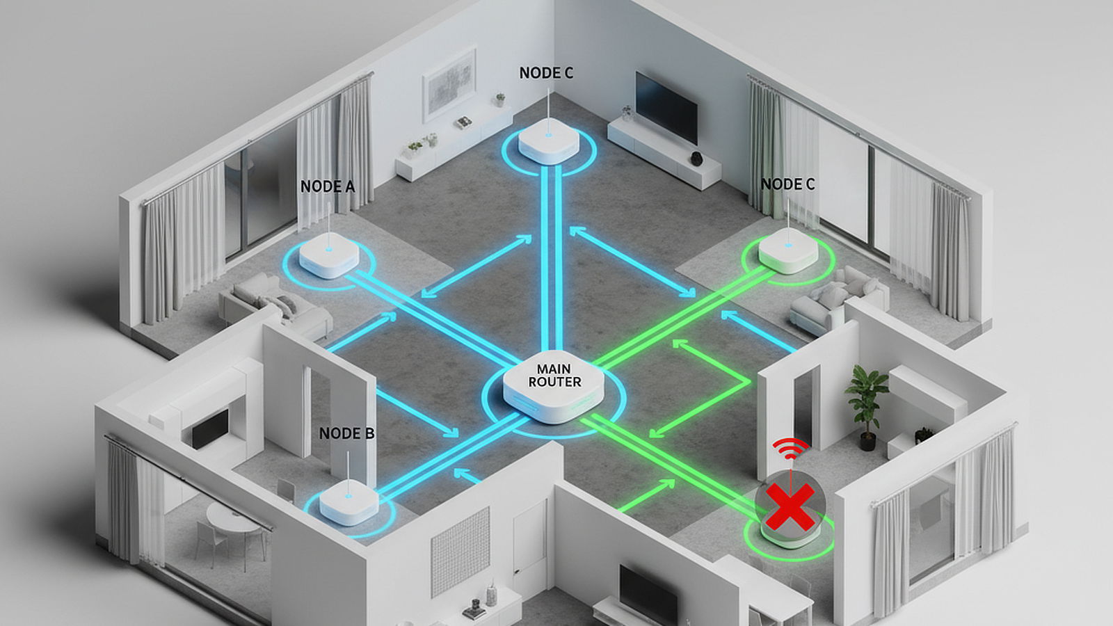 Rete Mesh: cos’è, come funziona e come realizzarla in casa e in ufficio ...