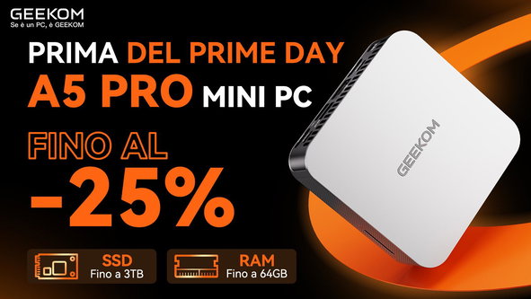 Il paradosso del Prime Day! Questo mini PC GEEKOM costa meno prima dell ...