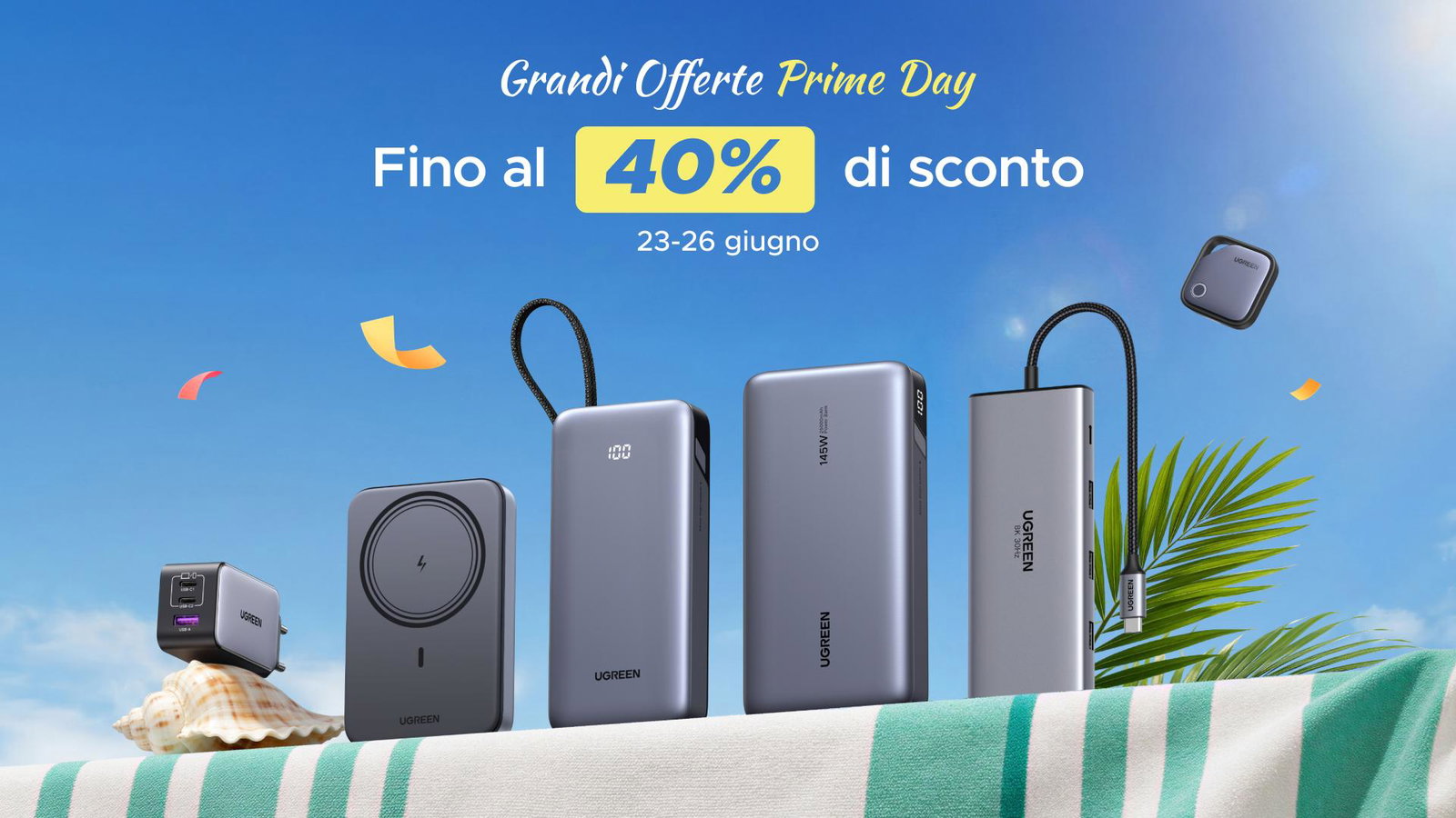 Il Prime Day di UGREEN è iniziato! Sconti folli su Amazon e sullo store ...