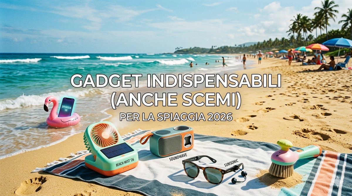 Gadget indispensabili (anche scemi) da portare in spiaggia nel 2026 ...